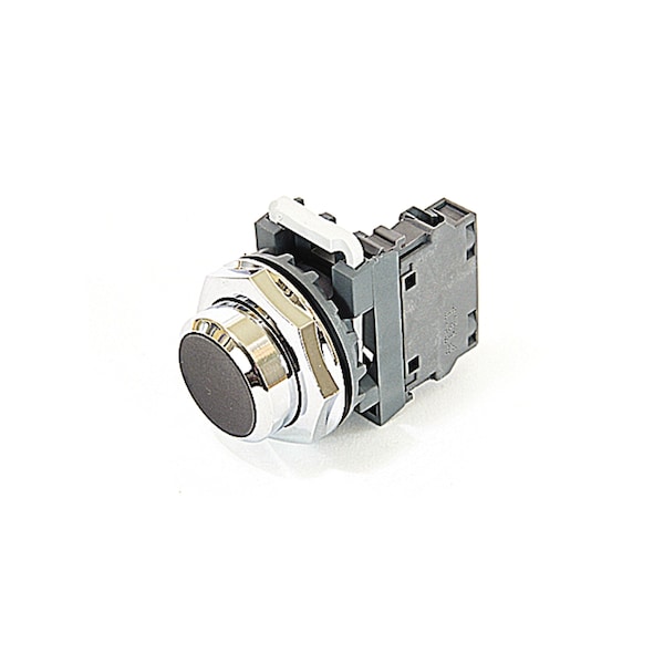 Abb PUSH BUTTON - MOMENTARY 30MM, FLUSH, BLACK, 1NO, MODULAR 527483 | Zoro