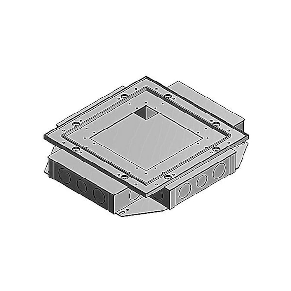 Abb Installation Products ULTRA SHALLOW RECESSED, FLOOR BOX, 638462 | Zoro