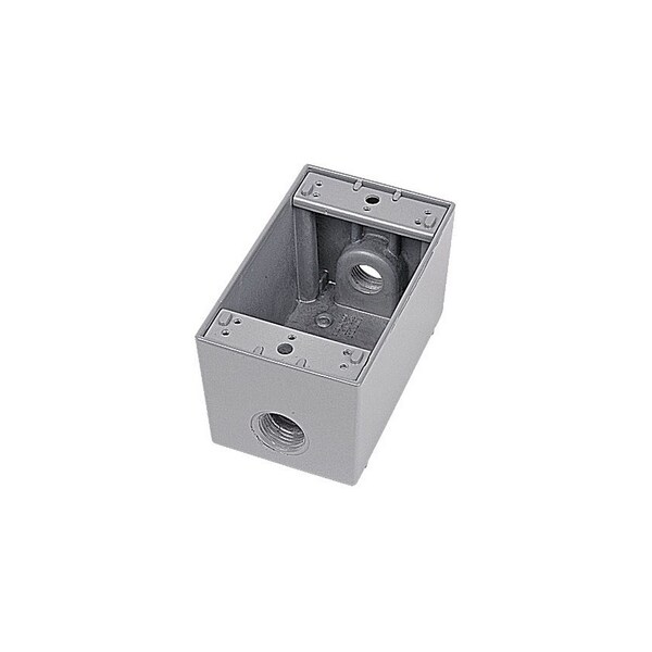 Abb Weatherproof Electrical Box, 1-Gang, 24.8 Cu. In. IHD3-3 | Zoro