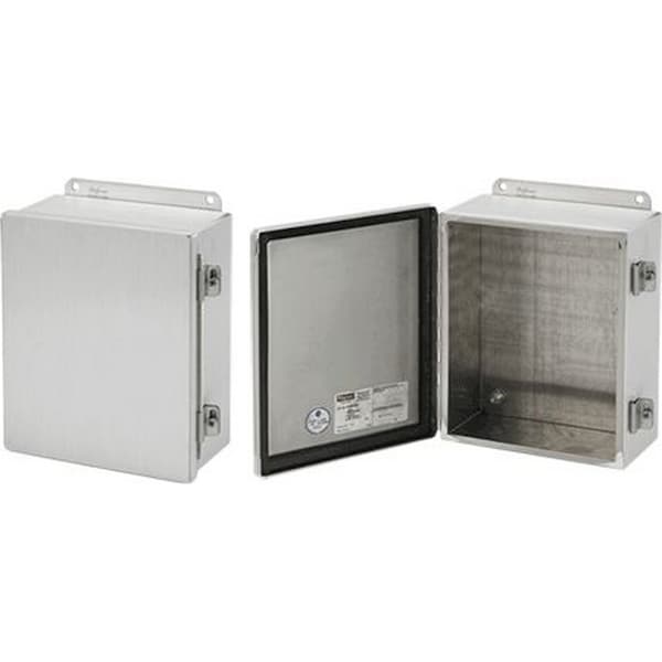 Nvent Hoffman Electrical Box Cover, Aluminum, Hinged Cover A606CHAL | Zoro