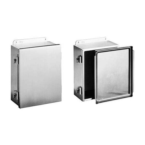 Nvent Hoffman Electrical Junction Box, Type 4X Clamp Cover, 4X4X3 ...