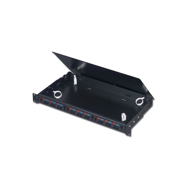 Siemon 6/72-F RACK-MT ENCLOSURE, 19" 1U EMPTY - ADD PANELS, FIXED TRAY ...