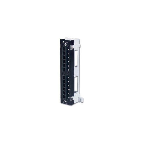 Siemon 12-PORT PANEL 110-MOD 8W8P, T568A/B CAT6 HD6 MOUNTED, ON S89D ...