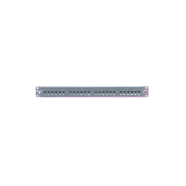 Siemon 24-PORT PANEL 110-MOD 8W8PT568A/B CAT6 HD6 SERIES, PK 5 HD6-24B ...