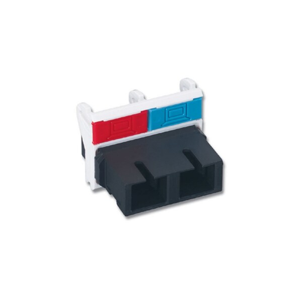 Siemon ADAPTER SC DUPLEX, SNAP-IN FLAT, MAX/BLACK 240262 | Zoro