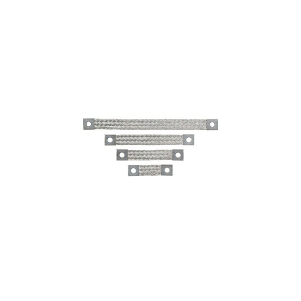 Panduit BRAIDED BONDING STRAP, ONE-HOLE, NON-INSULATED, 4" X 1.06" (101 ...