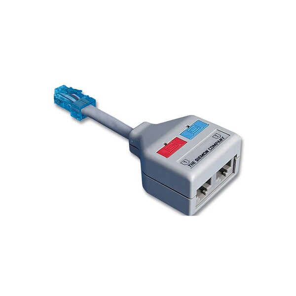 Siemon ADAPTER MODULAR Y SPLITS A, 4 PAIR T568B JACK, YA4-A3-U1 | Zoro