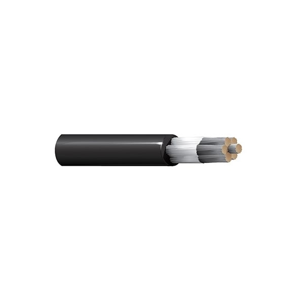 Belden Multi-Conductor Cable, AWM, 8 AWG, Black, Stranded, 600V 5MF ...