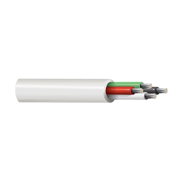 Belden Multi-Conductor Cable, TNC, 22 AWG, 4 C, Red, FEP, Stranded ...