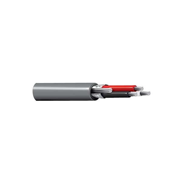Belden Multi-Conductor Cable, AWM, 22 AWG, 3 C, Chrome, PVC, Stranded ...
