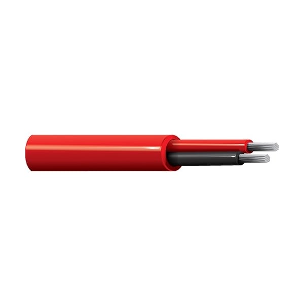 Belden Multi-Conductor Cable, TNC, 18 AWG, 2 C, Red, FEP, Stranded ...