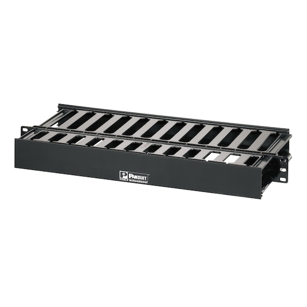 Panduit CABLE MANAGER HORIZONTAL, 1RMU 1.7"H X 19"W X 8.9"D WMPSE | Zoro