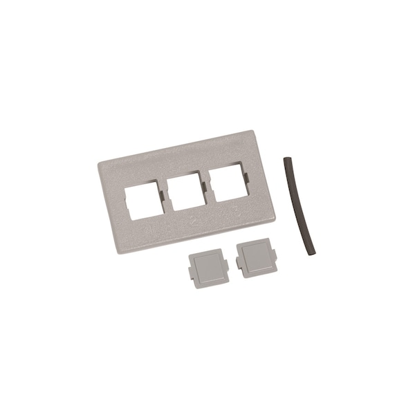 COMMSCOPE ENTERPRISE SOLUTIONS 3-PORT FACEPLATE FOR STEELCASE,FURNITURE ...