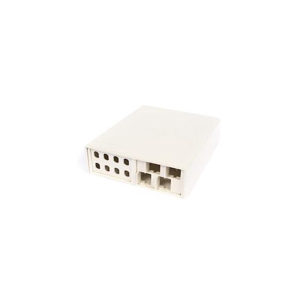 Commscope 1-4 PORT SURFACE MT BOX, MULTIMEDIA USE W. PANEL INSERT ...