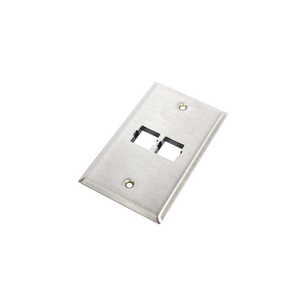 Commscope 2-PORT FLUSH MT UNLOADED, SGL GANG M-SERIES, 108615188 ST ...