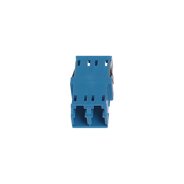 Commscope LC DUPLEX KEYED ADAPTER, BLUE, SINGLE PACK KFA-LC02-KBL | Zoro