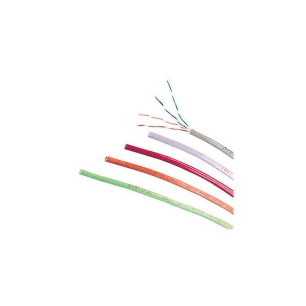 Commscope 24-4P UTP CM SOL BC CAT 5E, PO/PVC RED JKT 1000FT BOX, 1000FT ...