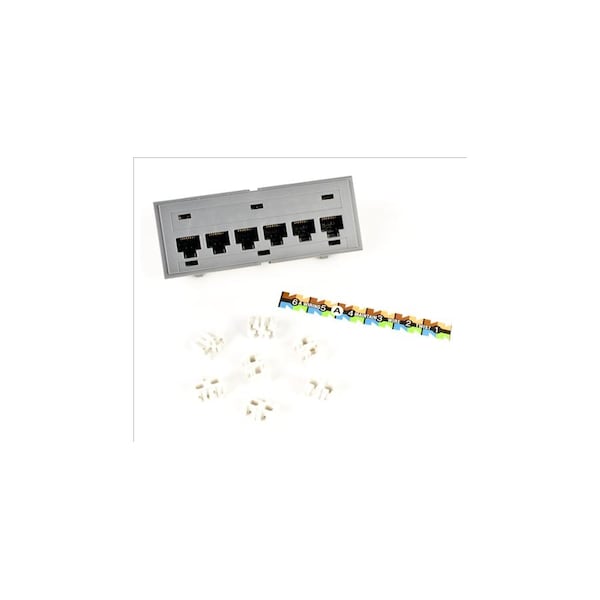 Commscope 6-PORT DISTRIBUTION MODULE, UTP CAT 6 EVOLVE, 760151167 ...
