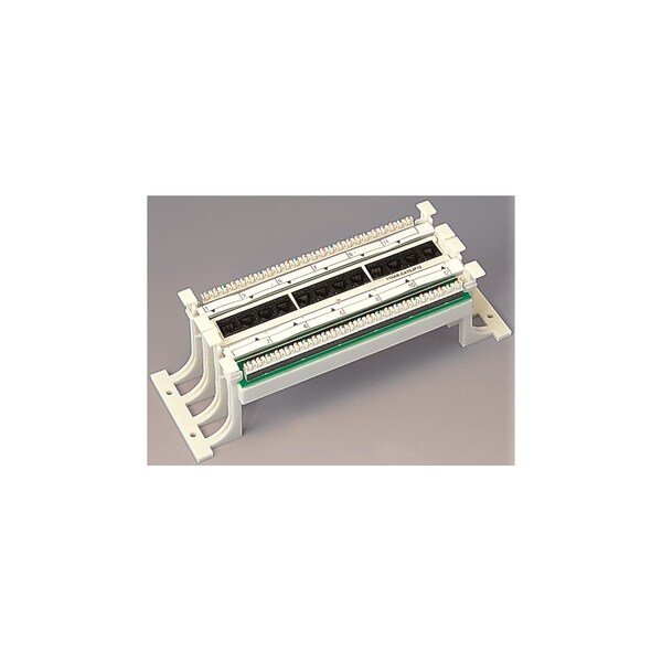 Commscope 100 PR 110 BLOCK W/LEGS, E/W 12 MODULAR JACKS CAT 5,107920704 ...