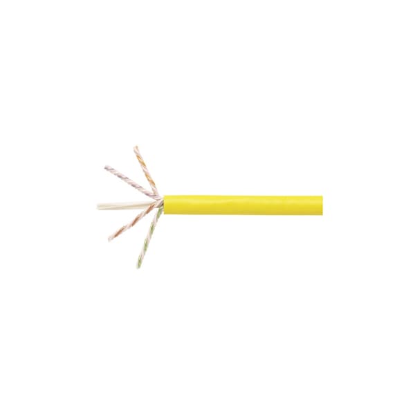 Commscope 23-4P UTP-CMP SOL BC CAT6A, 2091B YEL C6A 4/23 U/UTP R1000 ...