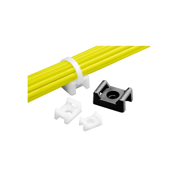 Panduit CABLE TIE MOUNT .875X.625INDOOR No 10 SCREW APPLIED, PK 100 ...