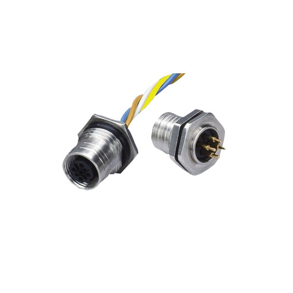 Woodhead RECEPTACLE IND ETHERNET, BULKHEAD M12 (D CODE) TO RJ45, IP67 ...