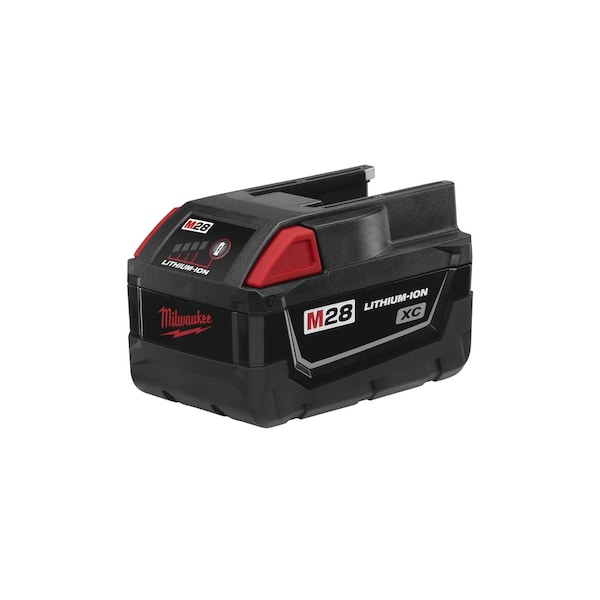 Milwaukee Tool M28 RED LITHIUM BATTERY, 28 VOLT, LI-ION, 48-11-2830 | Zoro