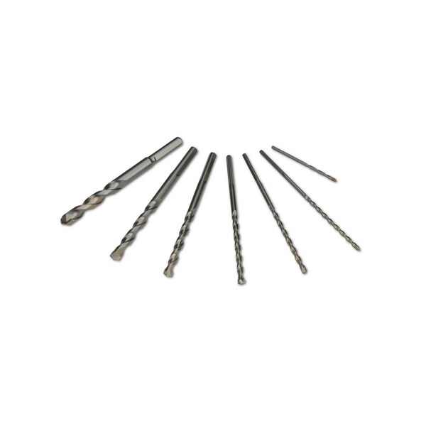 Milwaukee Tool 7-PIECE 3-FLAT SECURE-GRIP, HAMMER DRILL BIT SET, 48-20 ...