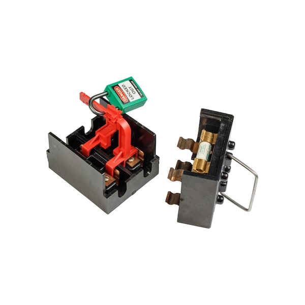 Brady GE NEC FUSE LOCKOUT, 50 PKFIBERGLASS REINFORCED NYLON, PK 50 ...