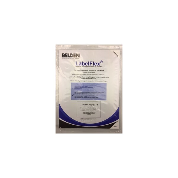 Belden LABELFLEX LABEL PACK FOR, FIBER FLAG 1002449 | Zoro