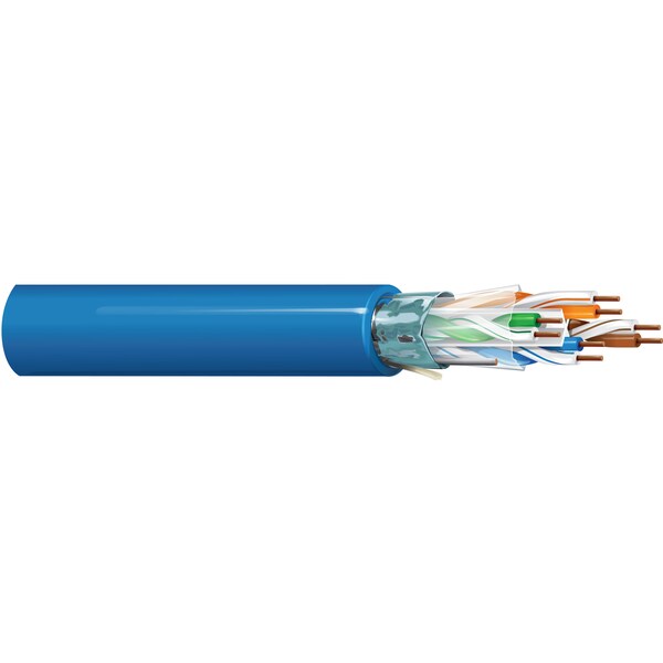 Belden 23-4P F/UTP-CMP SOL BC FEP, LSPVC WHT JKT CAT6,300V 75C, 1000FT ...