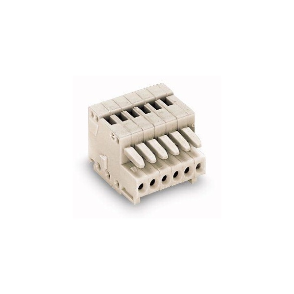 Wago 2-PIN FEMALE CONNECTOR, 20-28AWG 4A 250VAC COPPER MT'L, 733-102 | Zoro
