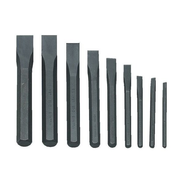 Snap-On WILLIAMS BRAND, 9-PCS COLD CHISEL SET, CS-9 | Zoro