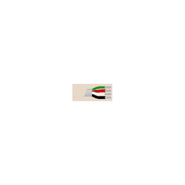Belden Multi-Conductor Cable, 16 AWG, 4 C, White, PVC, Stranded, 600V ...