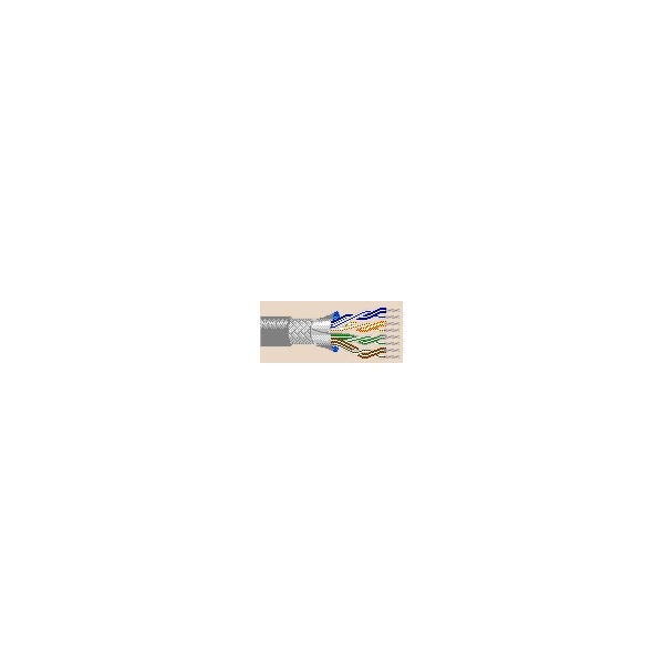 Belden Multi-Conductor Cable, AWM, 24 AWG, 10 C, Chrome, PVC, Stranded ...