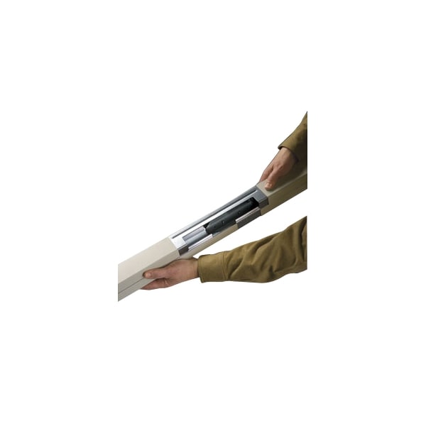 Wiremold 10'5" POWER POLE-2 COMPARTMENT, UNWIRED, NO OUTLETS, IVORY ...