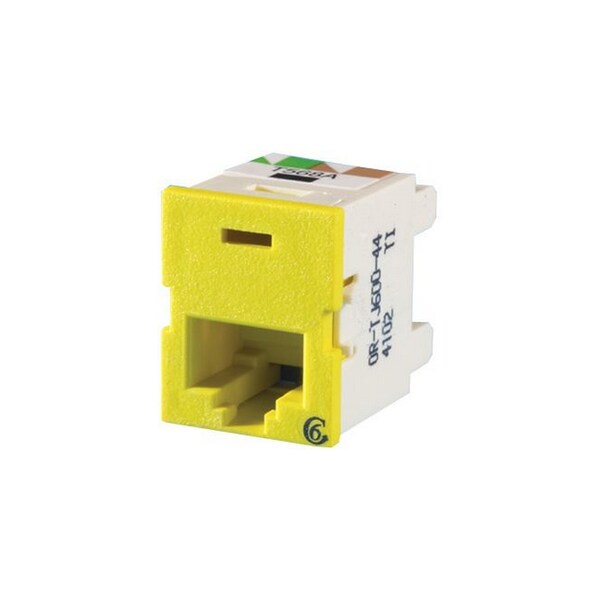 Ortronics 1-PORT MOD JACK 110 8W8P UTP, T568A/B CAT6 IP5 CLARITY6 TJ600 ...