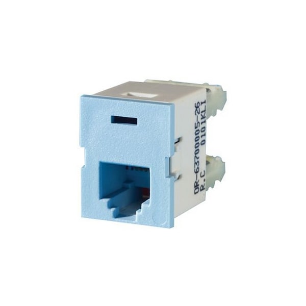 Ortronics 1-PORT MOD JACK 110 6W6P UTP, USOC TRACJACK, BLUE 63700005-26 ...