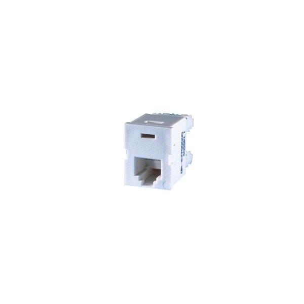 Ortronics 1-PORT MOD JACK 110 6W6P UTP, USOC TRACJACK, FOG WHITE ...