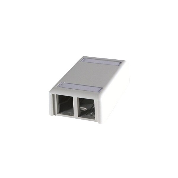 Ortronics 4-PORT SURF MT BOX FITS 4, TRACJACK MOD'S 2 EACH SIDE, FOG ...