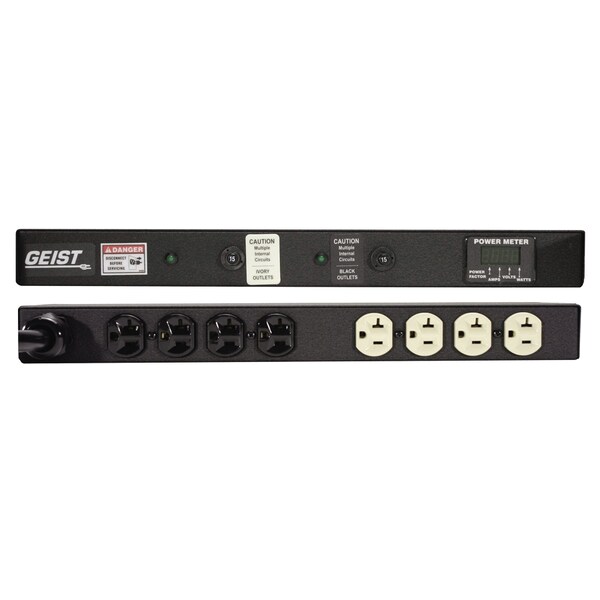 Geist HORIZONTAL POWER DISTRIBUTION, 30 AMP INCLUDING CURRENT METER ...