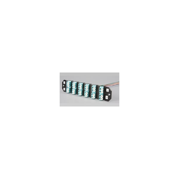 Commscope TFP SERIES STD. ADAPT. PANEL, SC DUPLEX AQUA 6 ADAP 12 PORT ...