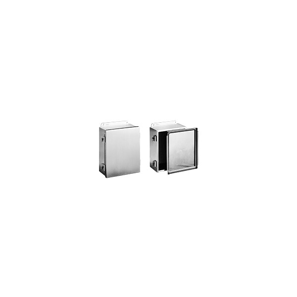 Nvent Hoffman Electrical Junction Box, Type 4X Clamp Cover, 10X8X4 Ss ...