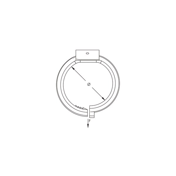 Nvent Caddy CADDY CABLE RETAINER CLIP, FOR CAT5E & UP, COAX, FIBEROPT ...