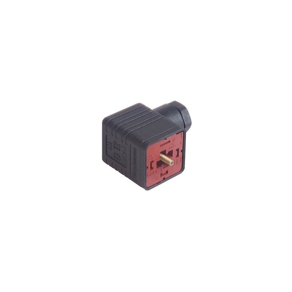 Hirschmann FIELD ATTACH VALVE CONNECTOR,RECT, 3POLE+PE, PG 9, BLACK ...
