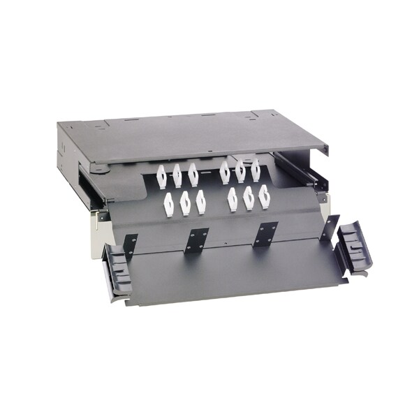 Panduit 72/144-F RACK-MT ENCLOSURE, 19" 4U EMPTY ADD 12 PANELS, OPTICOM ...