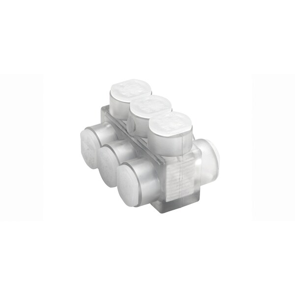 Burndy MULTIPORT SPLICE 3 PORTS, DOUBLE SIDED ENTRY, 4 - 600 AWG ...
