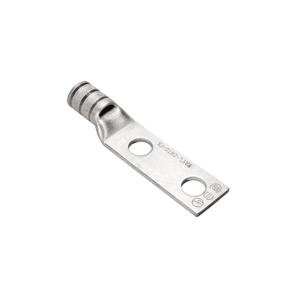 Burndy Two-Hole Compression Lug, 350 kcmil Max, 3/8 in Stud, Standard ...
