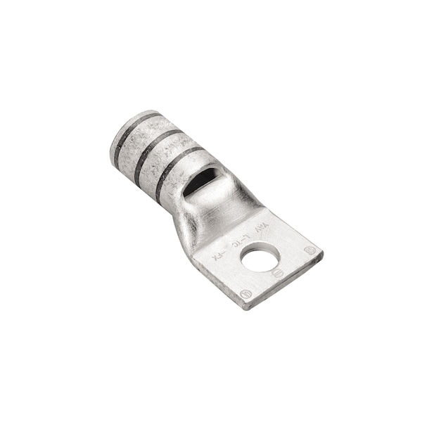 Burndy One-Hole Compression Lug, 4/0 AWG Max, 1/2 in Stud, Short Barrel ...