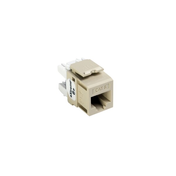 Leviton 1-Port Mod Jack 110 8W8P Utp, T568A/B Cat6 Quickport, Extreme 6 ...